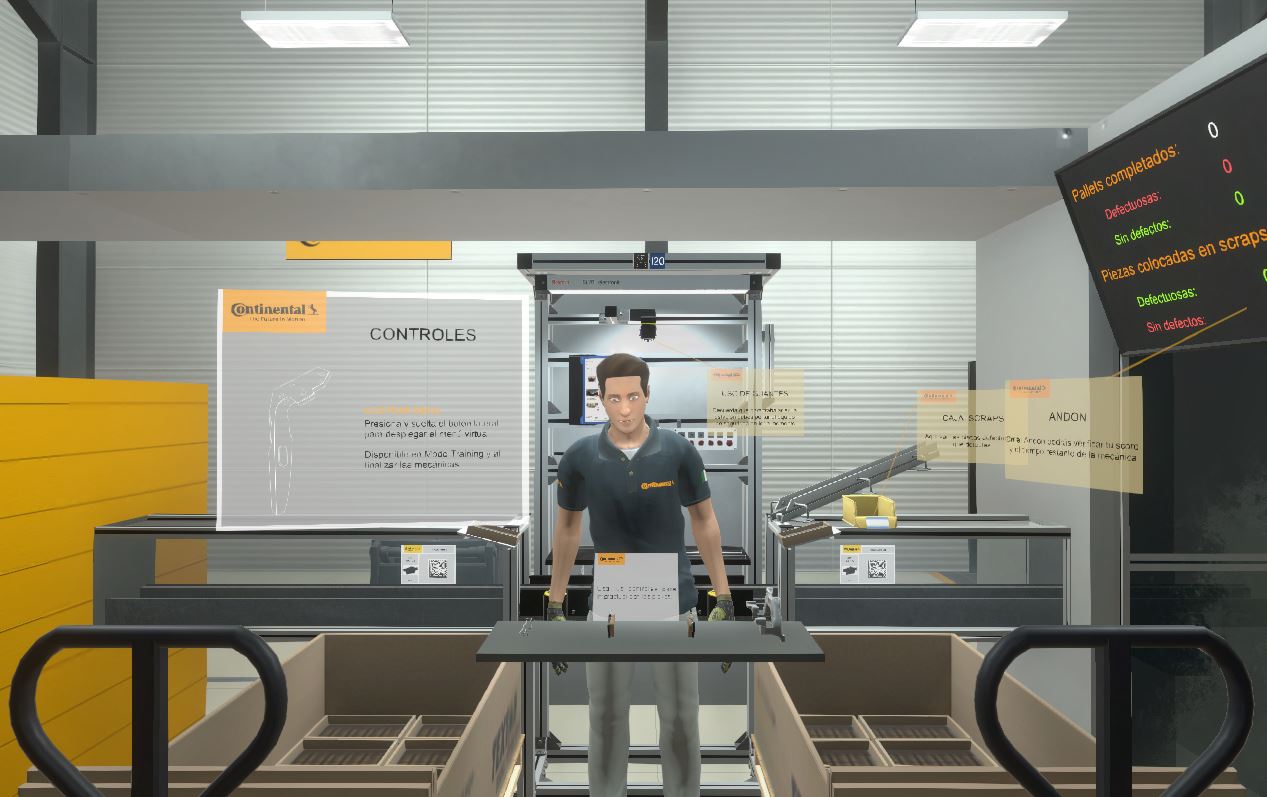 Continental Immersive Training – VR Station – Fourboxes Innovation